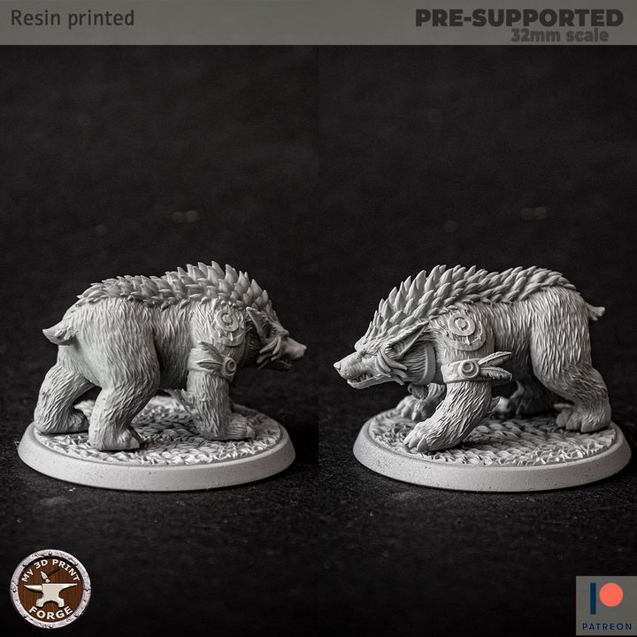 3D Printable Druid Forms v1 BUNDLE (33 Unique pre-supported STLs) by ...