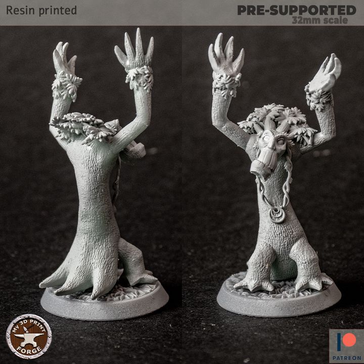 3D Printable Druid Forms v1 BUNDLE (33 Unique pre-supported STLs) by ...