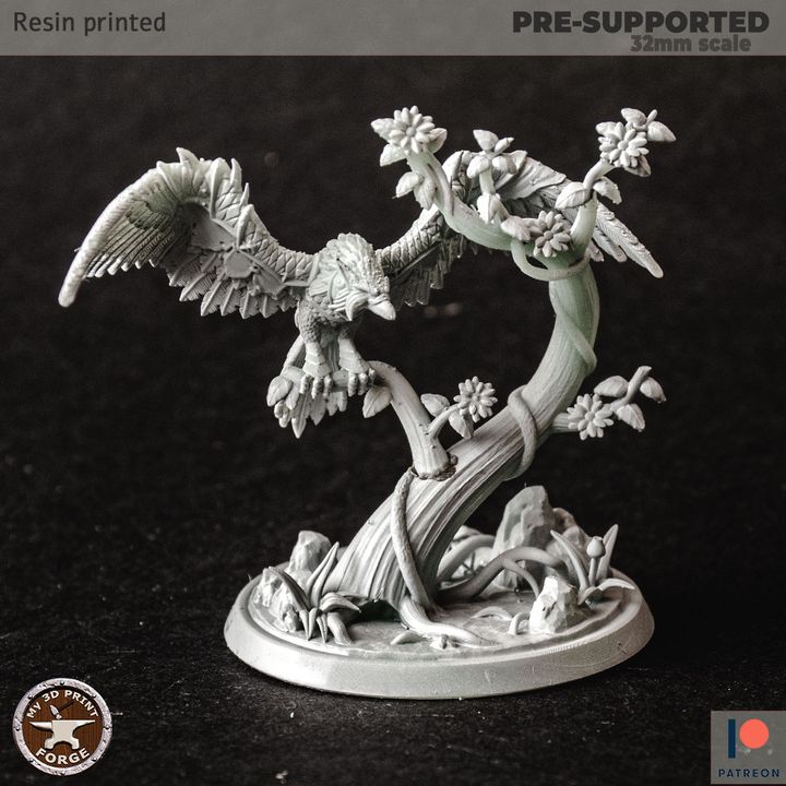 3D Printable Druid Forms v1 BUNDLE (33 Unique pre-supported STLs) by ...