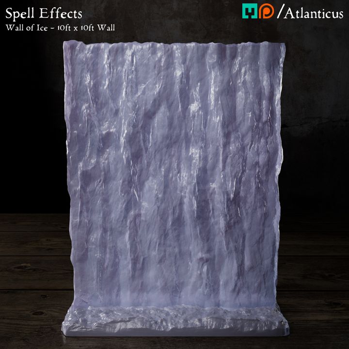 3D Printable Spell Effects - Wall of Ice by Atlanticus Arts