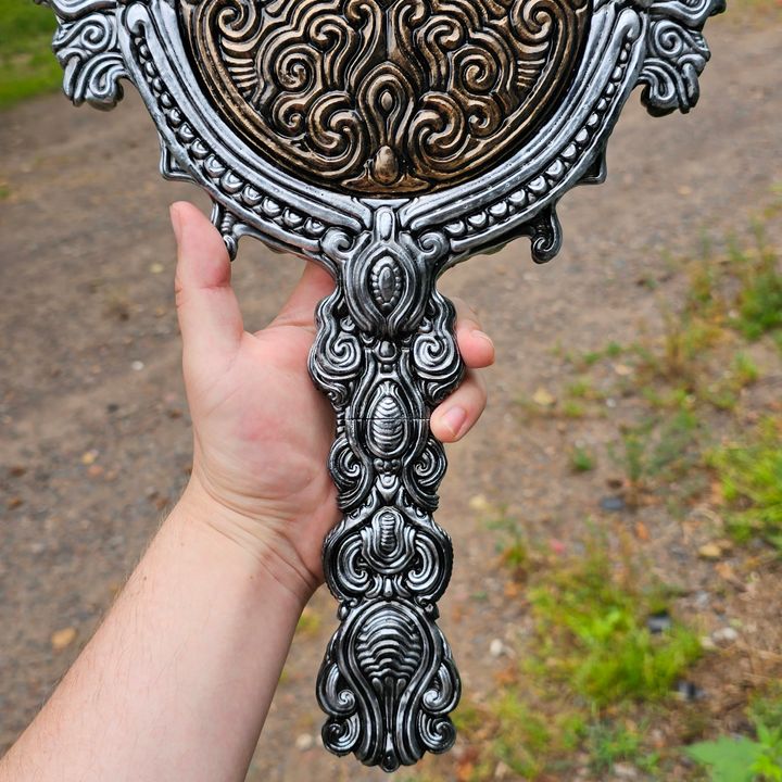 3d Printable Handheld Mirror By Zane Rogers 