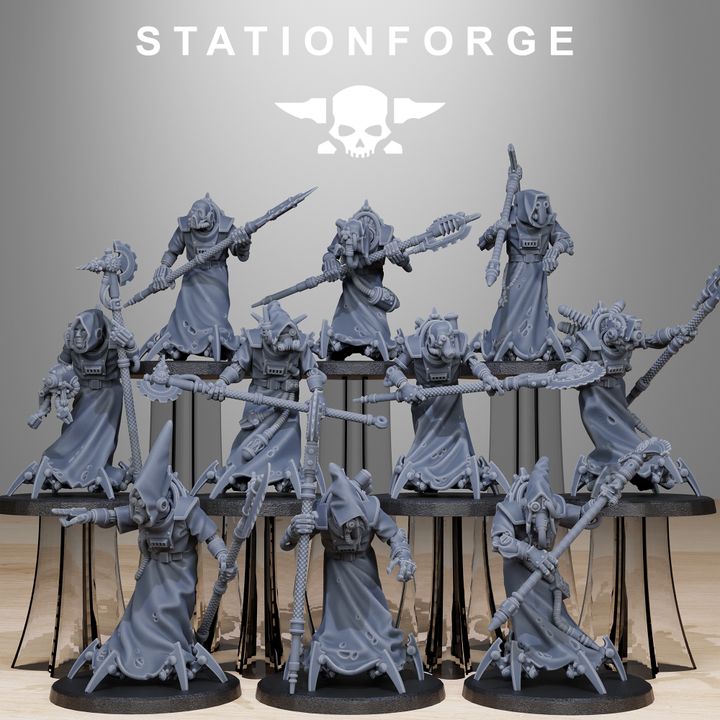 3D Printable Scavenger Elders by Station Forge