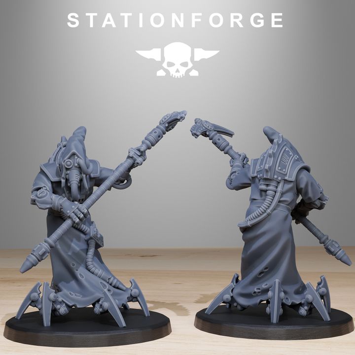 3D Printable Scavenger Elders by Station Forge