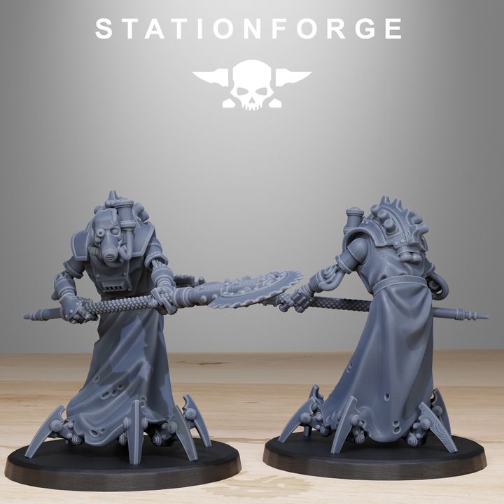 3D Printable Scavenger Elders by Station Forge