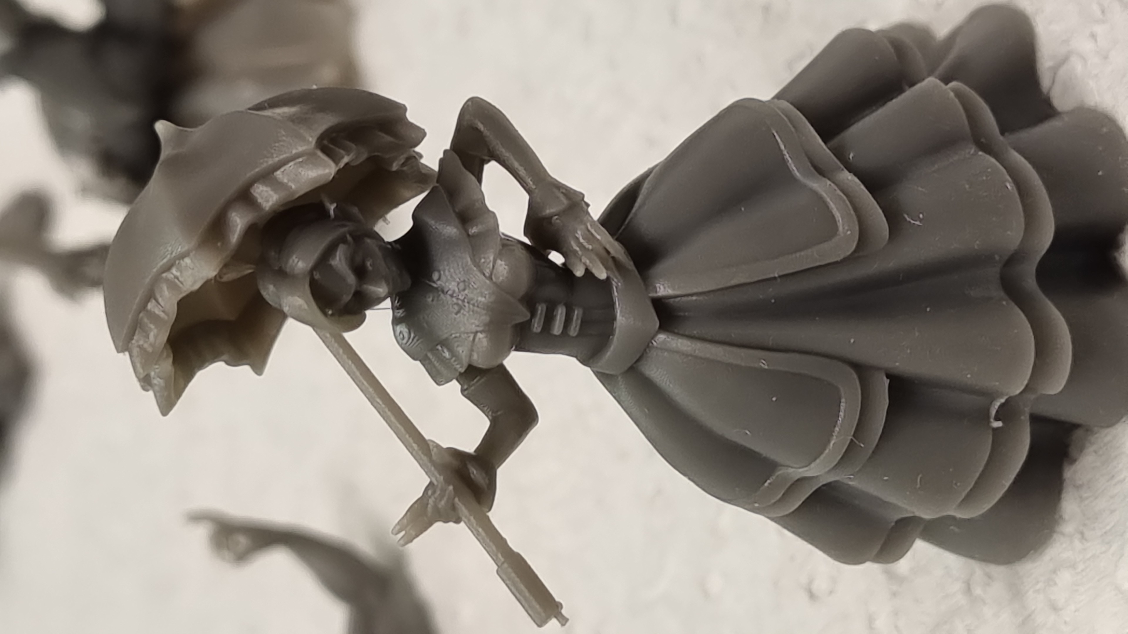 3D Printable Vampire Countess (Pre-Supported) | Cast n Play by Cast n Play