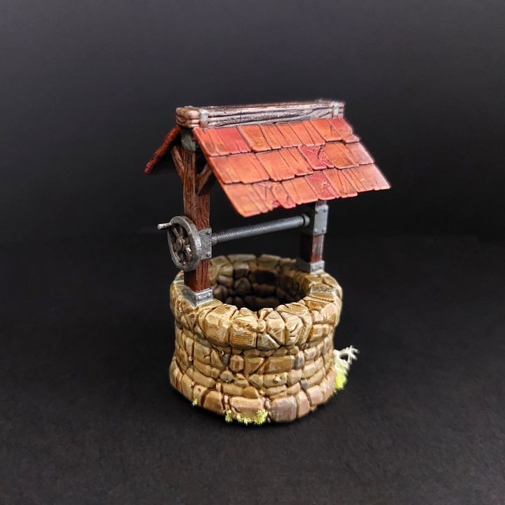 3D Printable Well miniature by Mythtale Studios