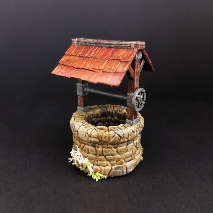 3D Printable Well miniature by Mythtale Studios
