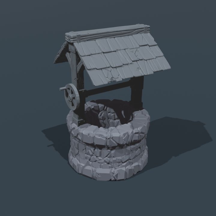 3D Printable Well miniature by Mythtale Studios