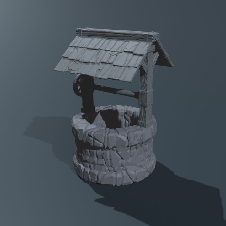 3D Printable Well miniature by Mythtale Studios