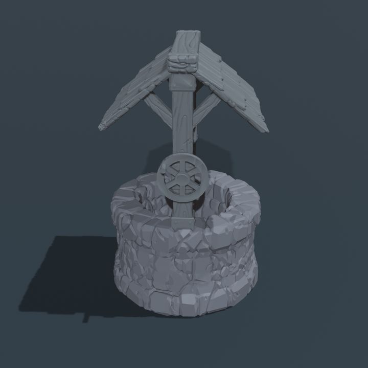 3D Printable Well miniature by Mythtale Studios