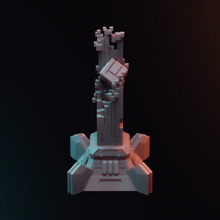 3D Printable Energy Cube - S01E03 - 32mm by Metal Quest