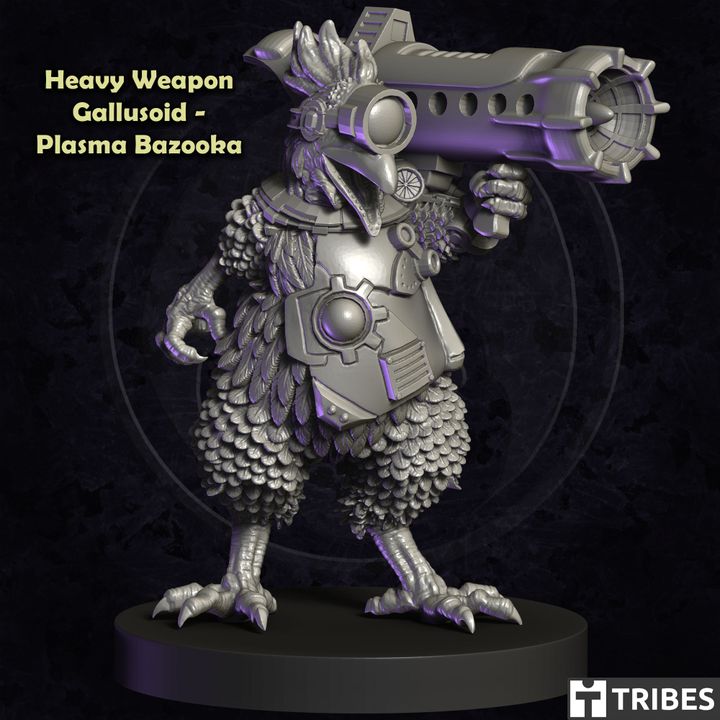 3D Printable GALLUSOIDS -Mutant chicken overlords by Dark-Platypus Studio