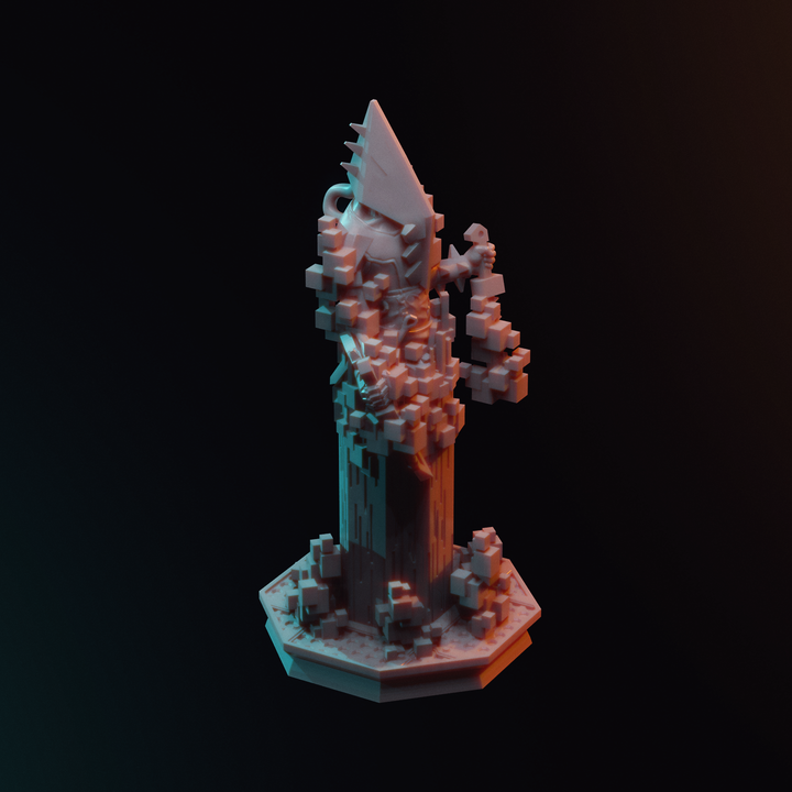 3D Printable Holo Guardian B - S01E03 - 75mm by Metal Quest