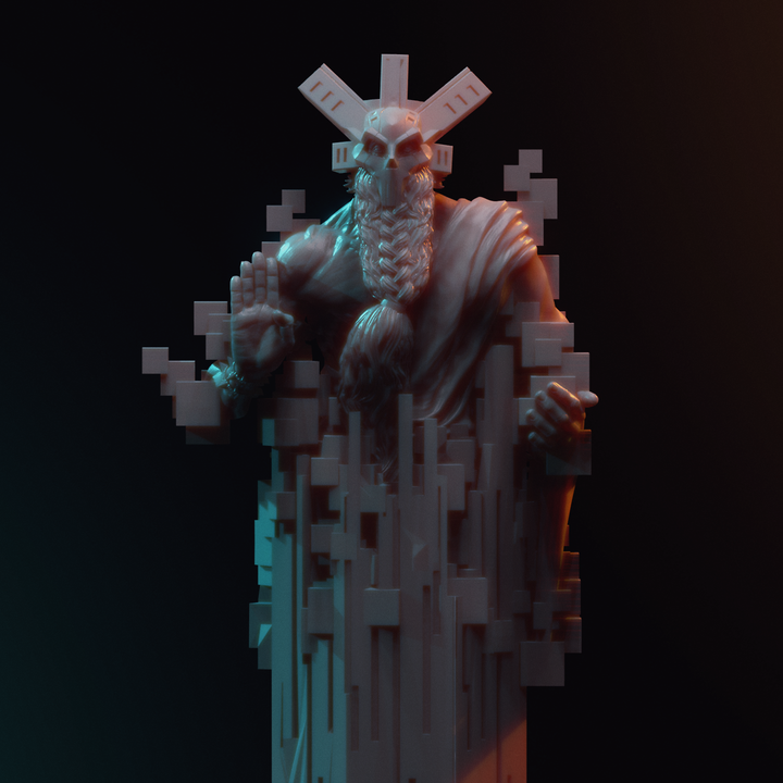 3D Printable Holo Guardian A - S01E03 - 75mm by Metal Quest