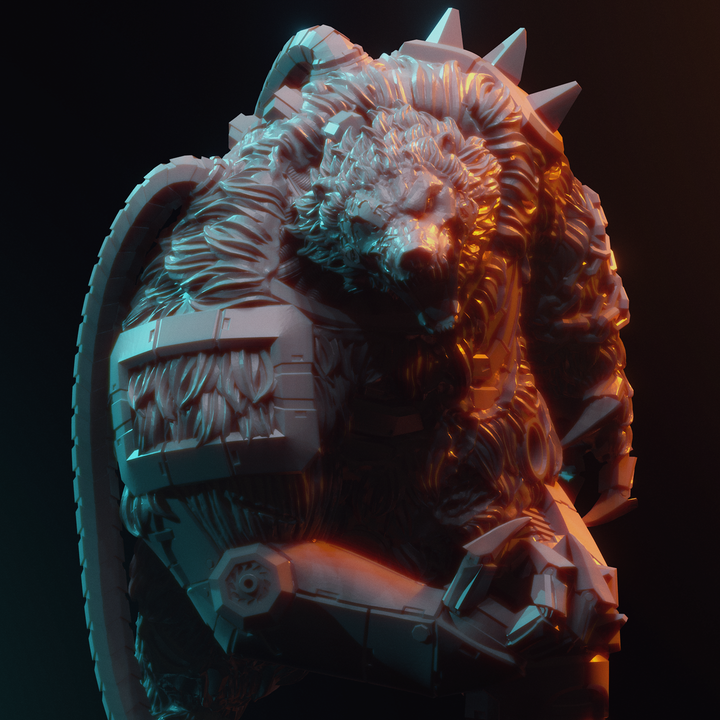 3D Printable Bear Mutant Experiment - S01E03 - 32mm by Metal Quest