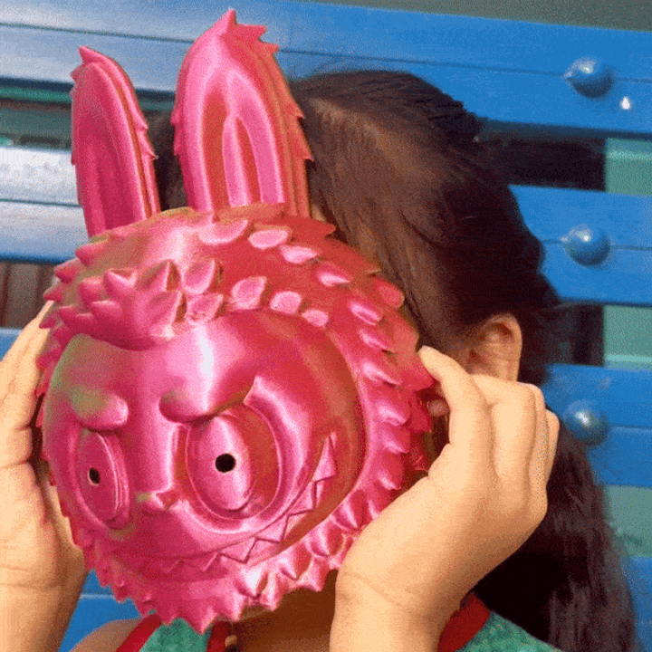 3D Printable Labubu The Monster - Cosplay Props - Halloween - Anime ...