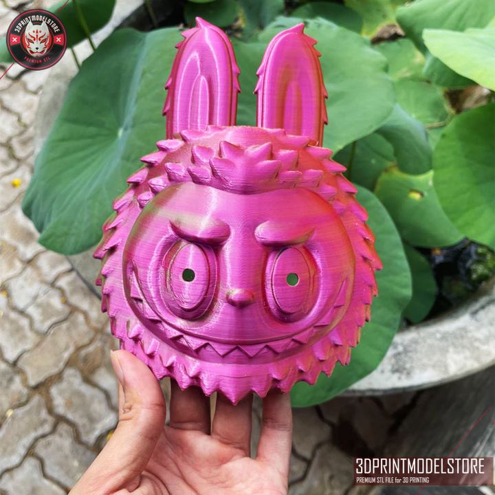3D Printable Labubu The Monster - Cosplay Props - Halloween - Anime ...