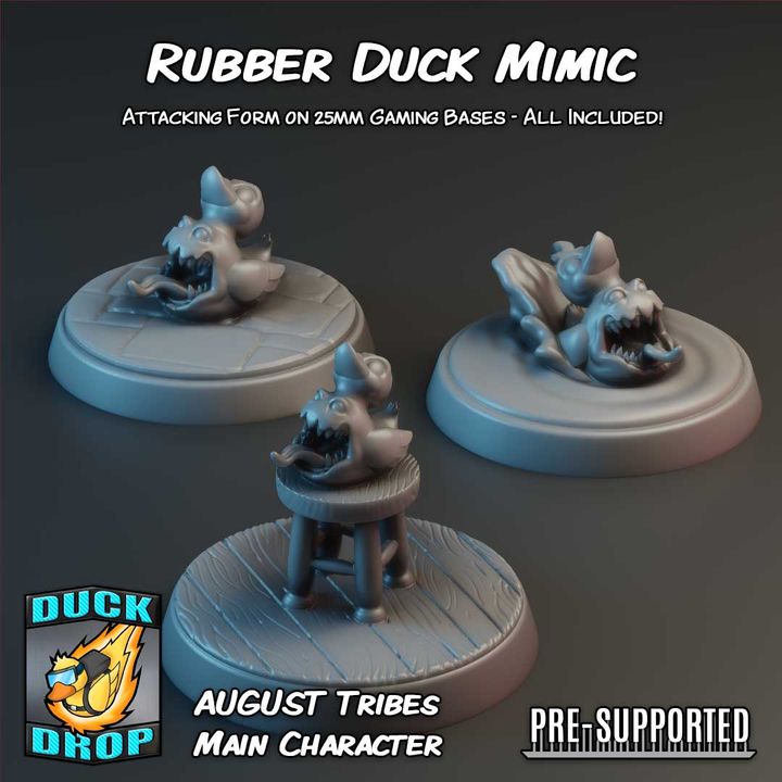 3D Printable Rubber Duck Mimic by Mike "Epic Duck" Cousins