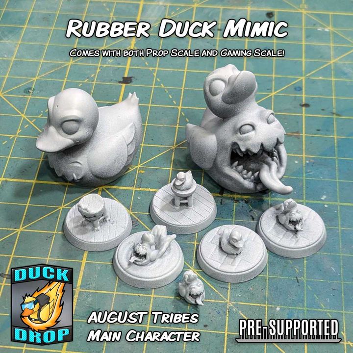 3D Printable Rubber Duck Mimic by Mike "Epic Duck" Cousins