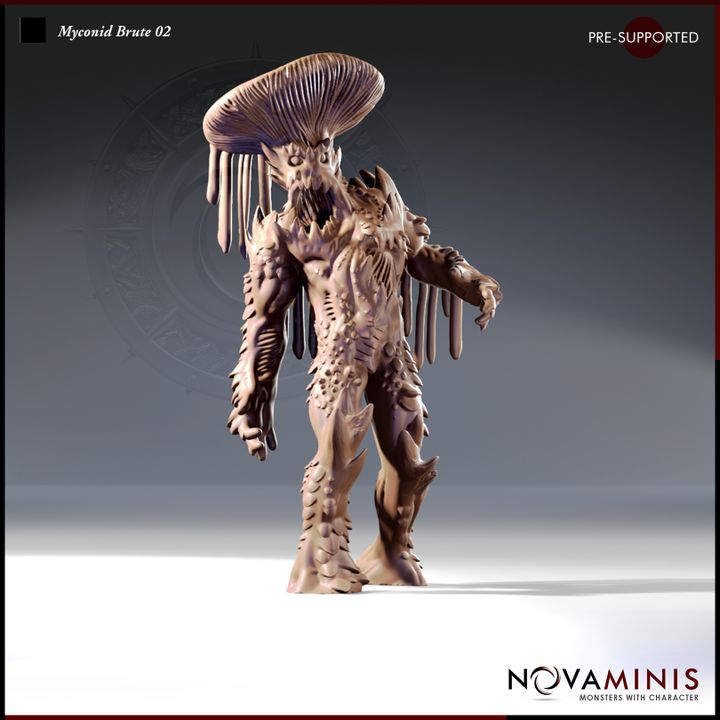 3D Printable The Realm of Shadows: Myconid Colony by NovaMinis