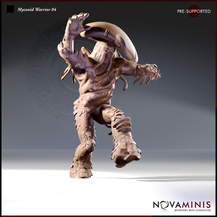 3D Printable The Realm of Shadows: Myconid Colony by NovaMinis