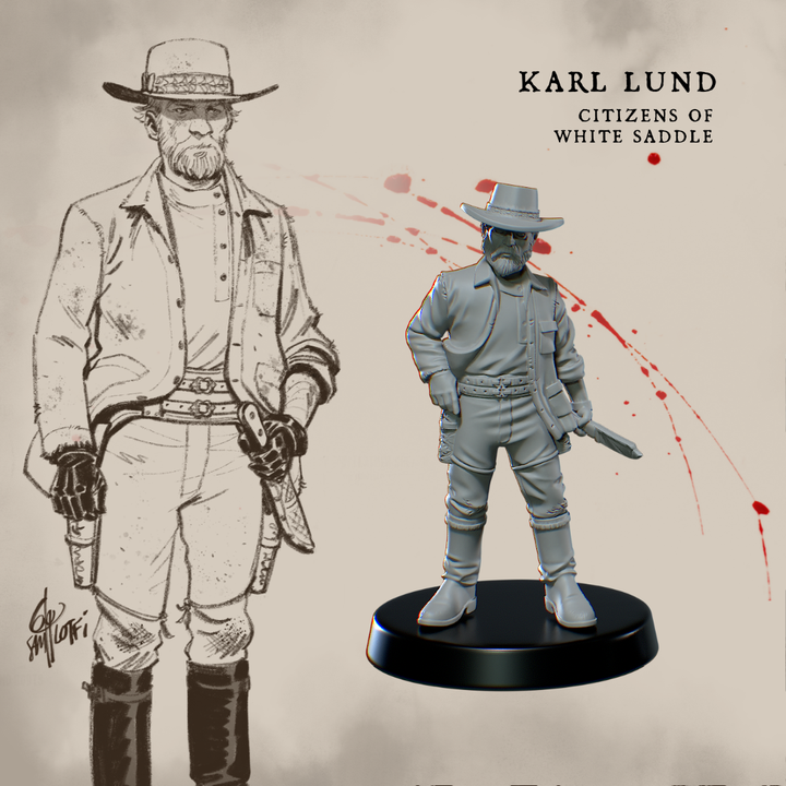 3D Printable Karl Lund - Dead by Lead by ELECTI STUDIO
