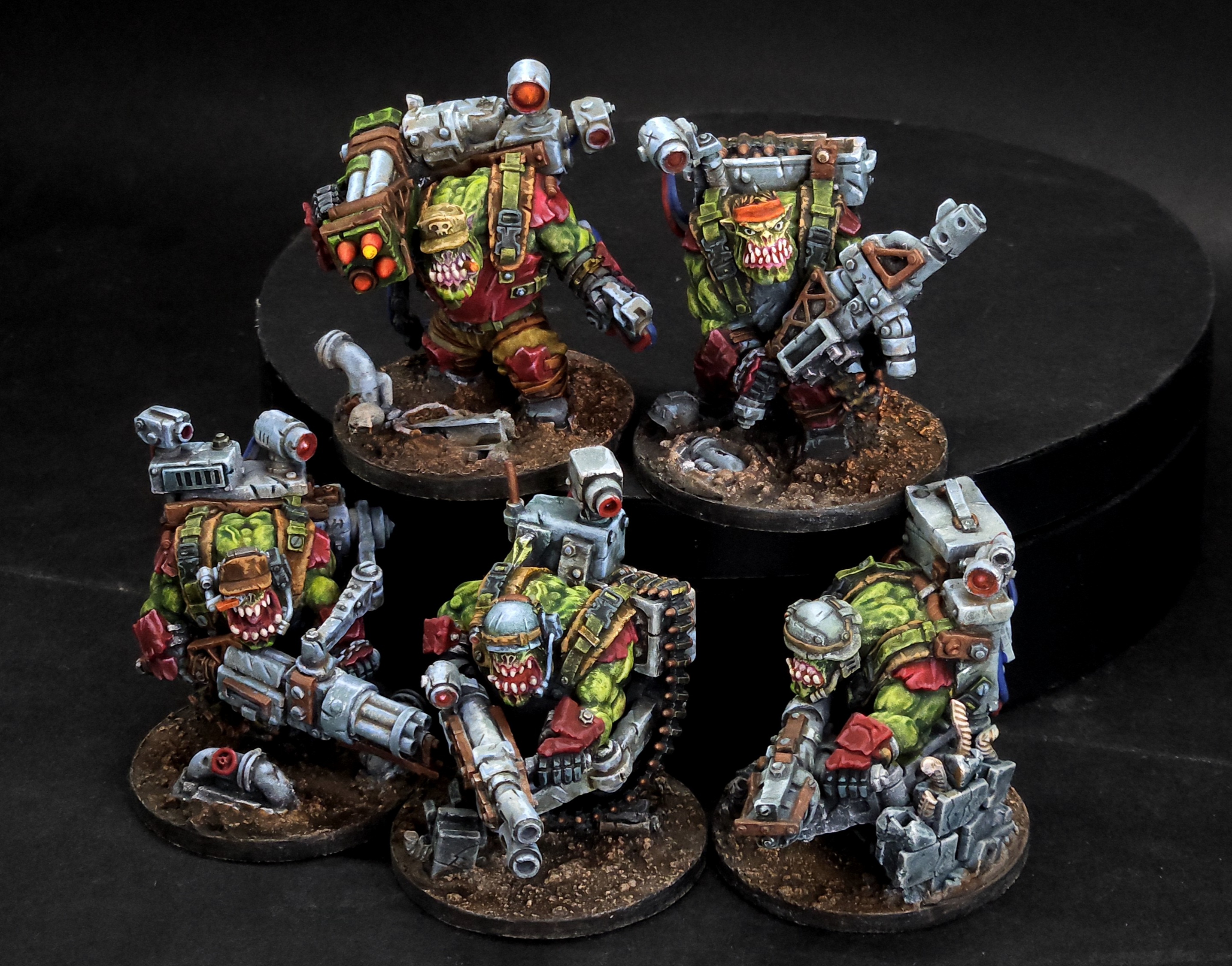 3D Printable Orc Ultimate Badasses Squad by Puppetswar Miniatures