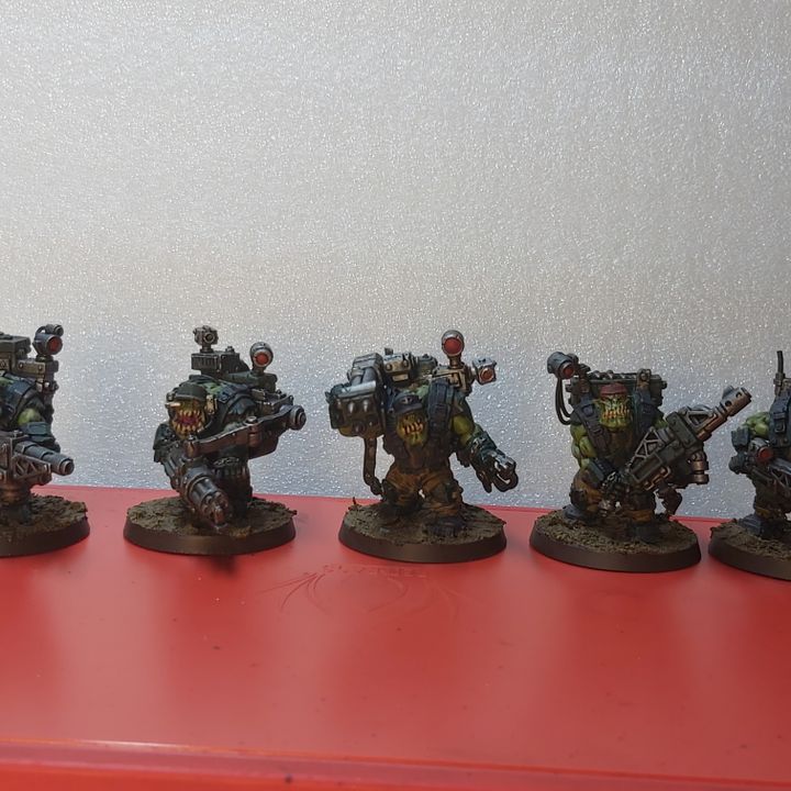 3D Print of Orc Ultimate Badasses Squad by CatoUticensis