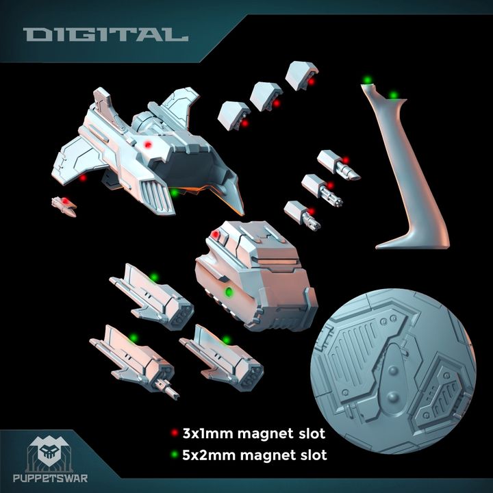 3D Printable Speed Striker by Puppetswar Miniatures