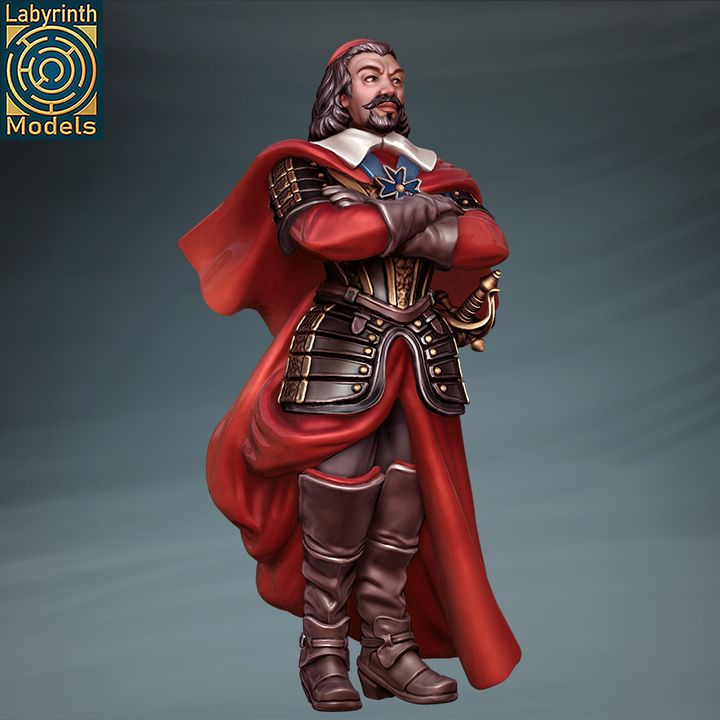 3D Printable The Three Musketeers Collection - 32mm scale by Labyrinth ...