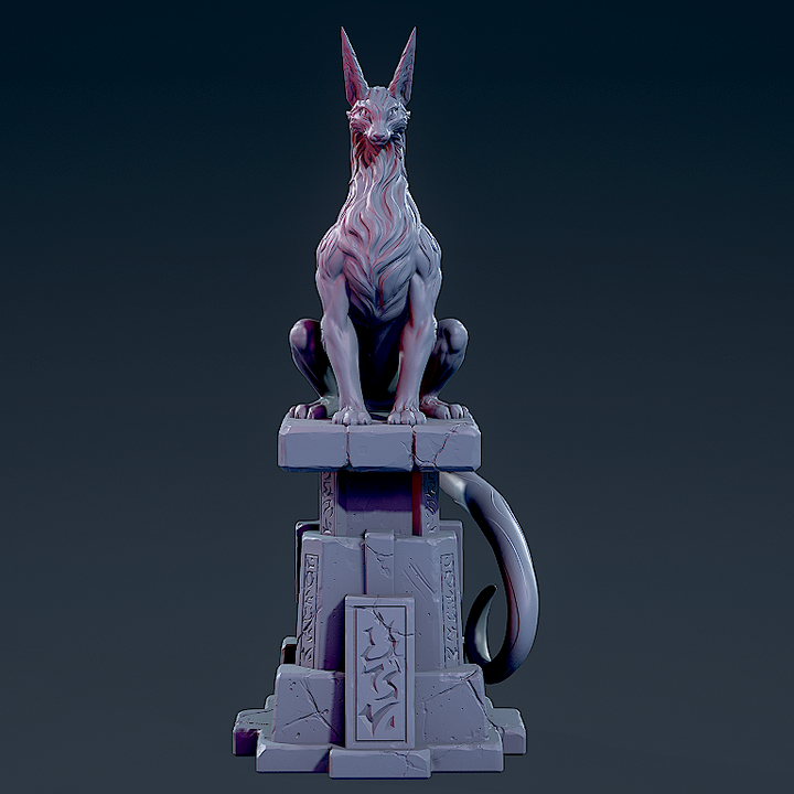 3D Printable Cat Guardian by MiniShev