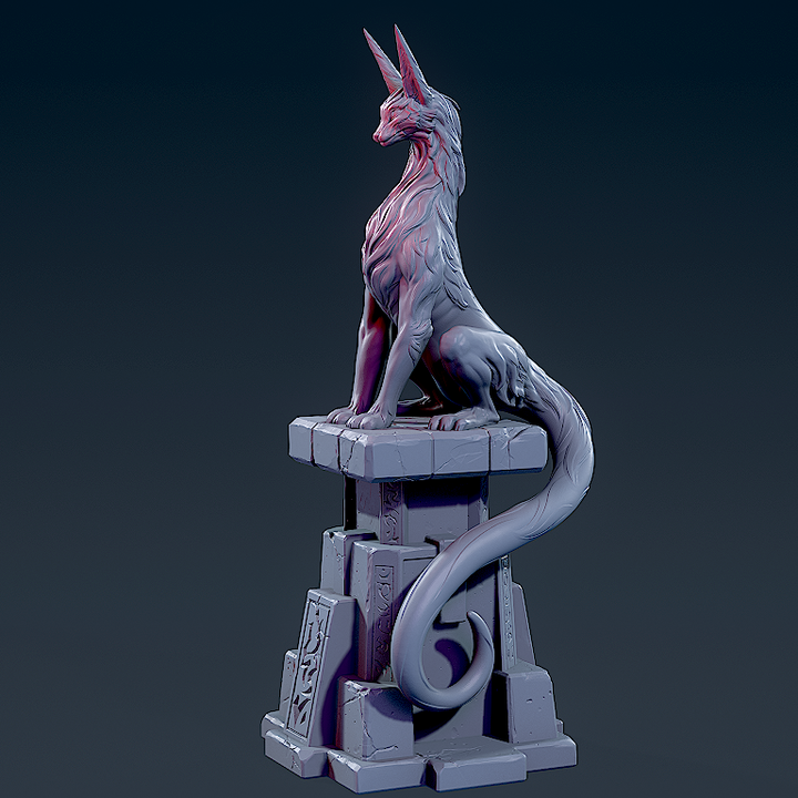 3D Printable Cat Guardian by MiniShev