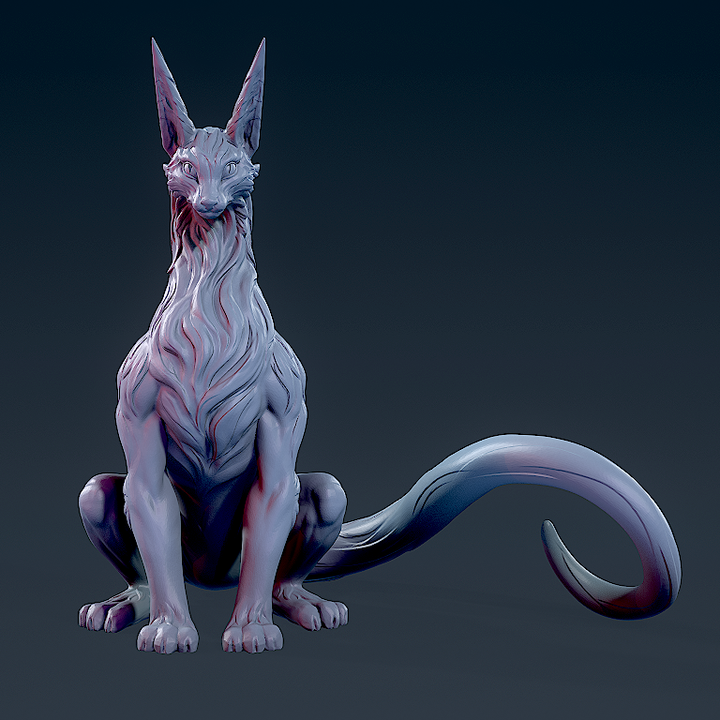 3D Printable Cat Guardian by MiniShev