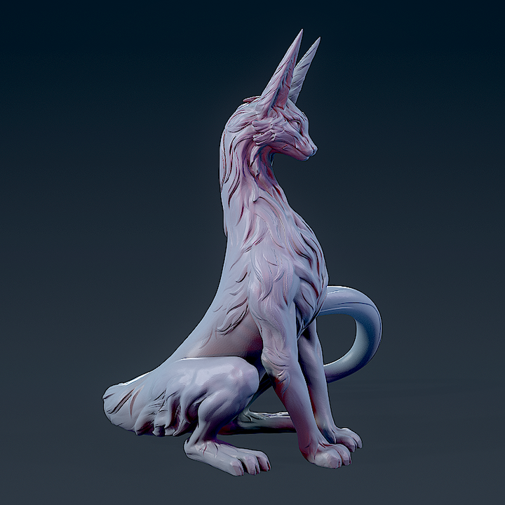 3D Printable Cat Guardian by MiniShev