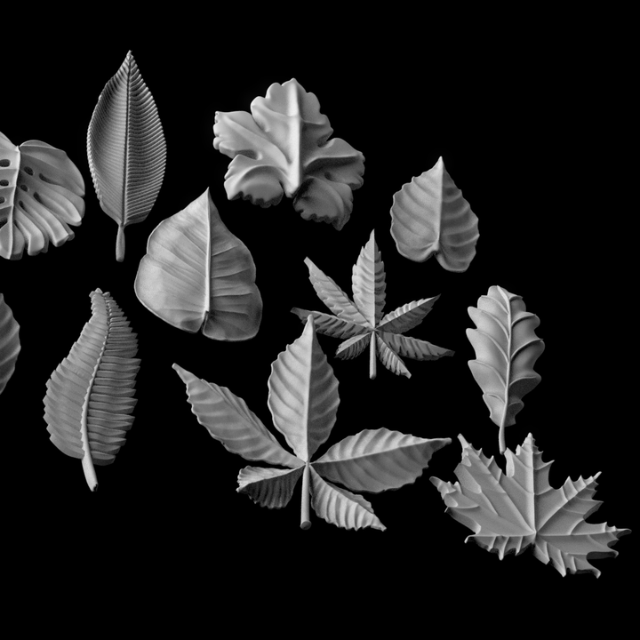3D Printable leaves by Dmitry Tishchenkov