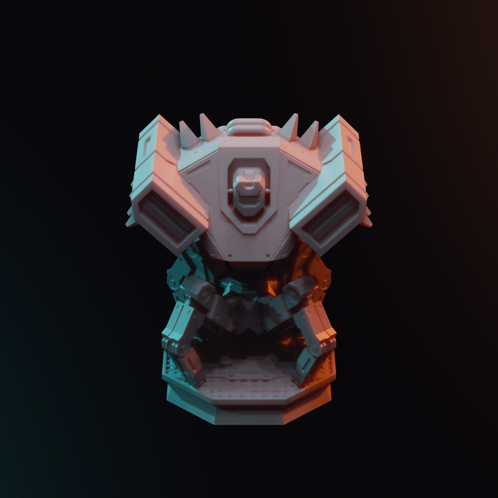 3D Printable Robot Sentinel - S01E03 - 32mm by Metal Quest