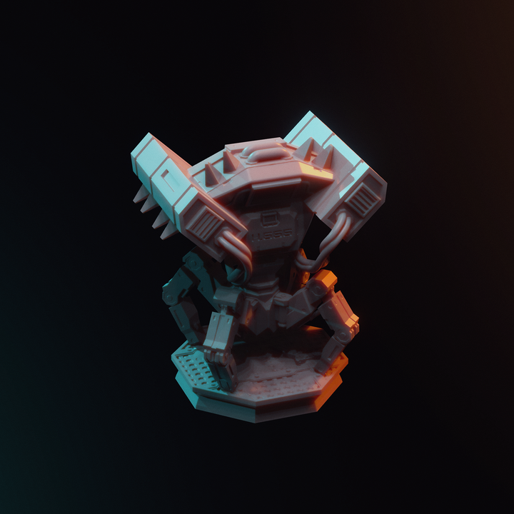 3D Printable Robot Sentinel - S01E03 - 32mm by Metal Quest