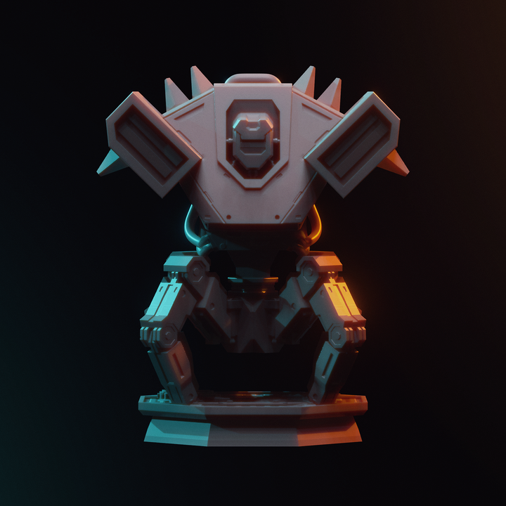 3D Printable Robot Sentinel - S01E03 - 75mm by Metal Quest