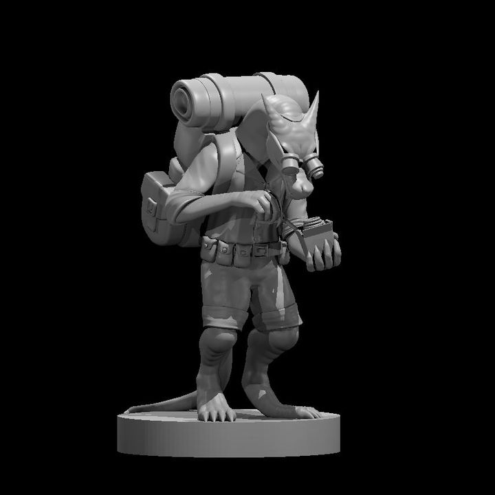 3D Printable Kobold Trapsmith by Miguel Zavala