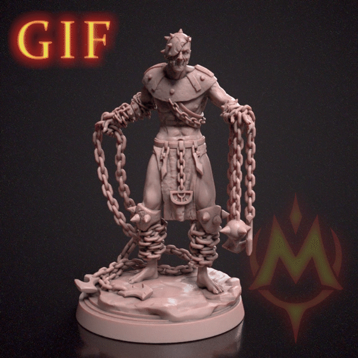 3D Printable Chain Devil by MagicLore Studios