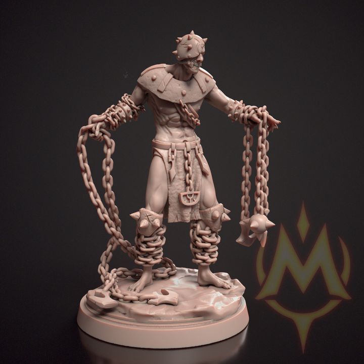 3D Printable Chain Devil by MagicLore Studios