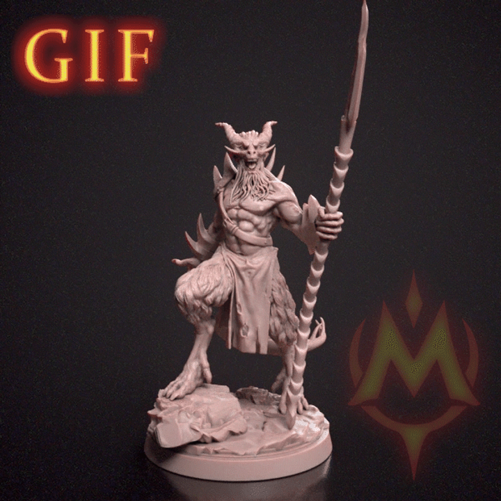 3D Printable Bearded Devil by MagicLore Studios