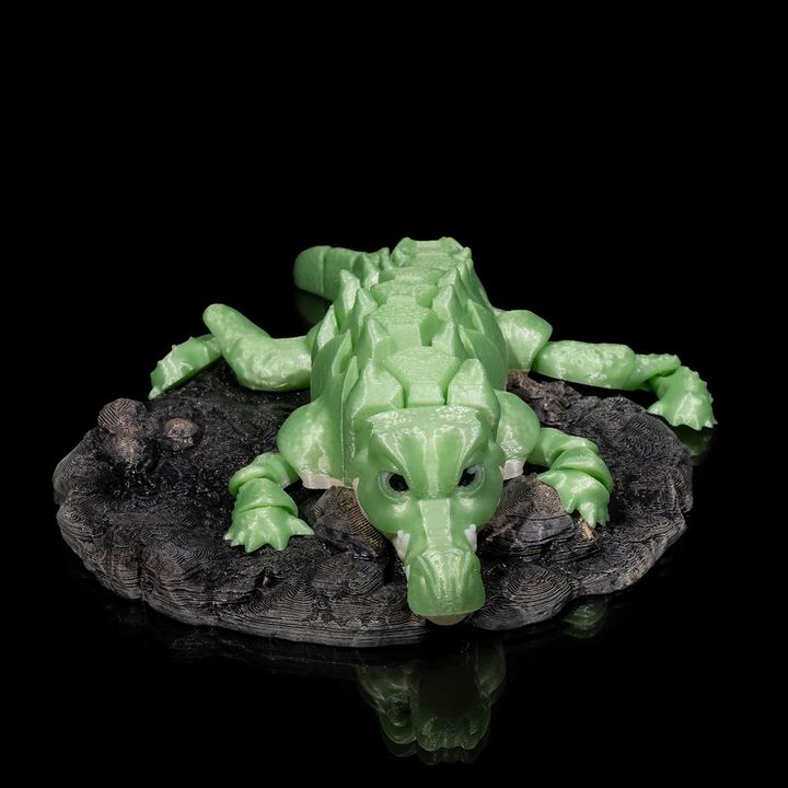 3D Printable Alligator by Stlflix