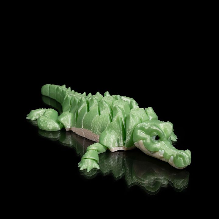 3D Printable Alligator by Stlflix
