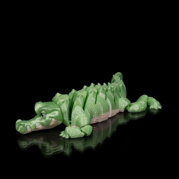 3D Printable Alligator by Stlflix