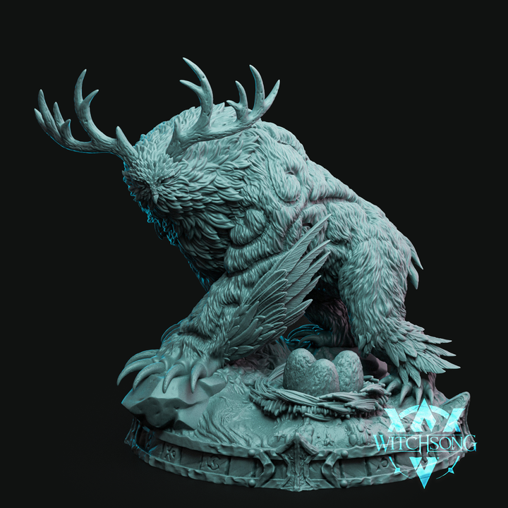 3D Printable The Owl Bear Elder by Witchsong Miniatures