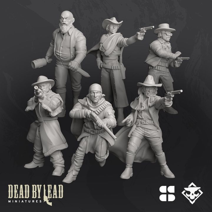 3D Printable Blaster Vol. 05 Miniatures by ELECTI STUDIO