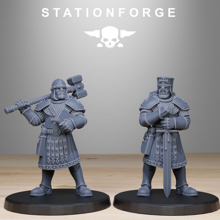 3D Printable Vodalites Melee Infantry by Station Forge