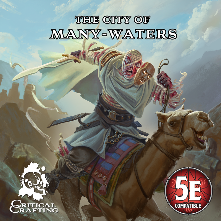 3D Printable The City of Many-Waters by Dillon Olney