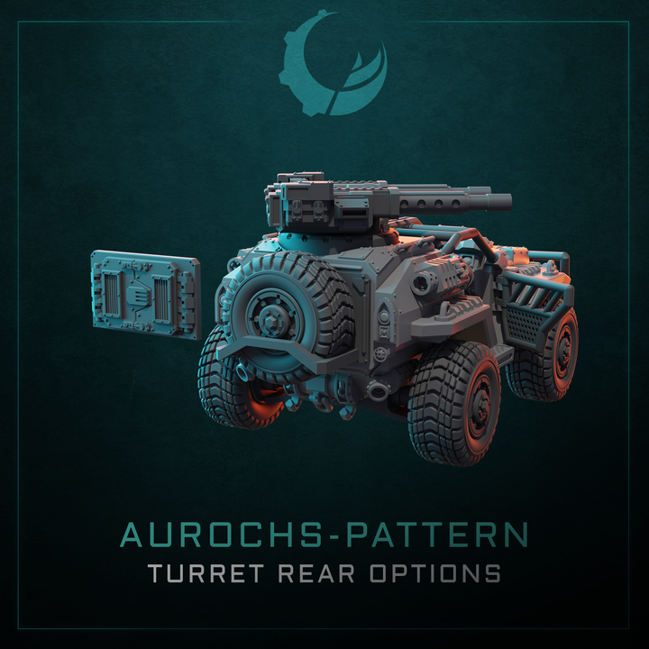 3D Printable Aurochs-Pattern Fast Attack Vehicle by Maelstrom Designworks